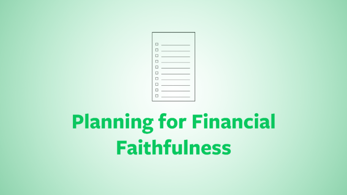 Planning for Financial Faithfulness | The LIFE Ministry Kenya